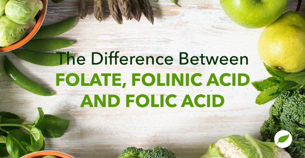 The Difference Between Folate, Folinic Acid and Folic Acid